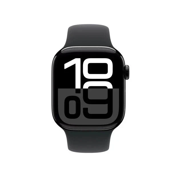 APPLE WATCH SERIES 10 GPS 46mm Boîtier en Aluminium Noir de Jais avec ...