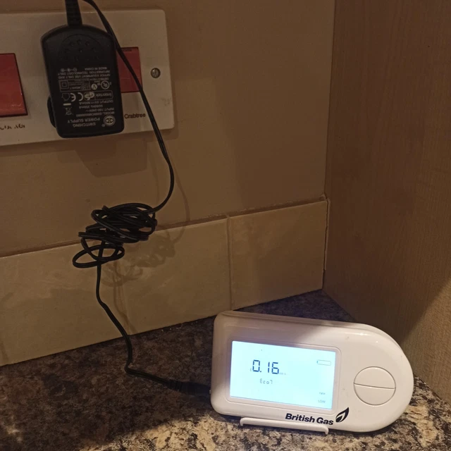 BRITISH GAS ENERGY Smart Monitor DIS150 Digital - SCREEN & CHARGER ONLY ...