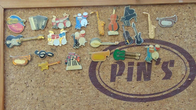 LOT DE 22 pin's instruments de musique EUR 6,00 - PicClick FR