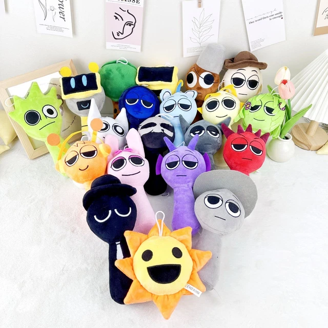 20CM SPRUNKI PLUSH Toy Simon Oren Winda Sprunki Character Doll Plush ...