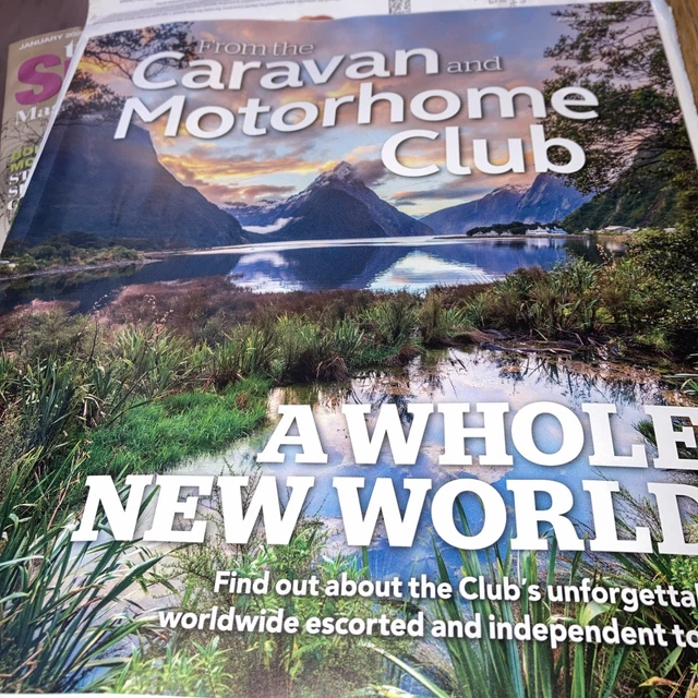 CARAVAN AND MOTORHOME Club Magazine, January 2026 £1.17 - PicClick UK