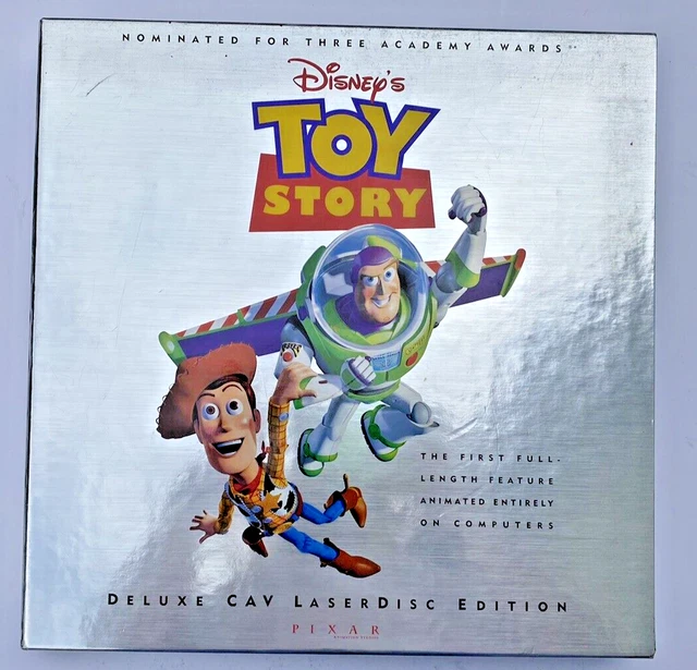 DISNEY'S PIXAR TOY Story Deluxe Cav LaserDisc Edition With Supplemental ...