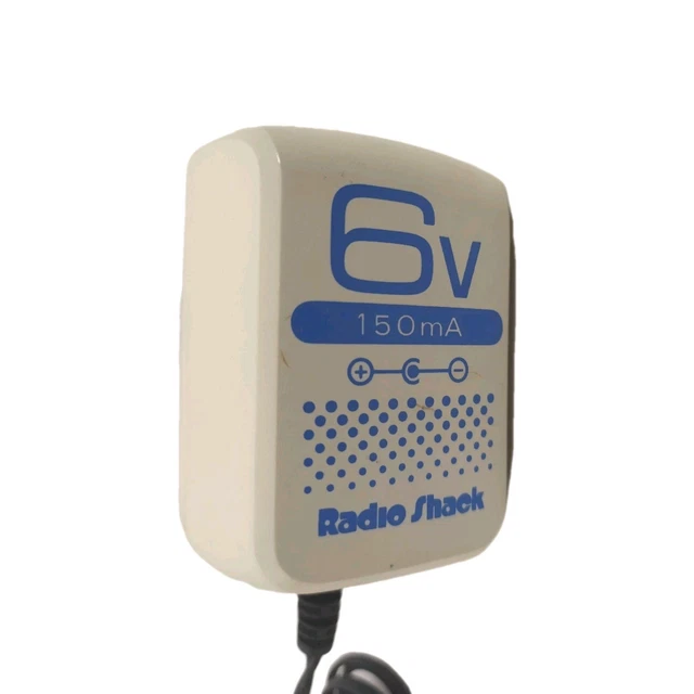 RADIO SHACK 6V 150mA Power Adapter AC to DC Model 273 - 1454D $16.48 ...