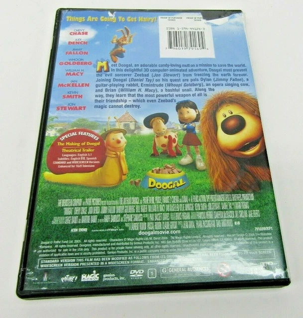 DOOGAL (DVD, 2006, Full Frame Widescreen versions) $4.33 - PicClick CA