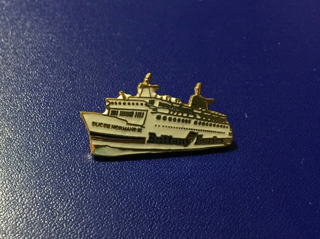 PIN'S ANTIQUE SHIP Cruise Ship Brittany Ferries Duc Of Normandy £10.36 - PicClick UK