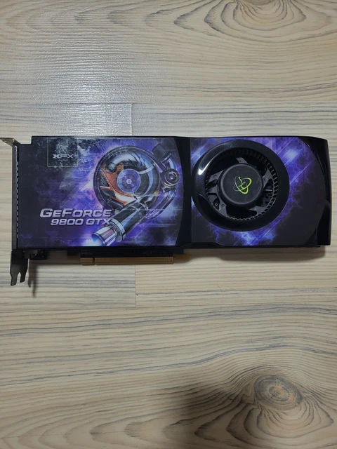 XFX 9800 GTX 512 MB DDR 3 Dual DVI PCI-E Grafikkarte PC Gaming Retro ...