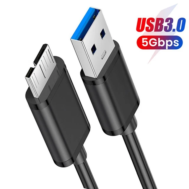 3.0 TO MICRO B Cable Data Cord Fast Charging Male to Male For Samsung ...
