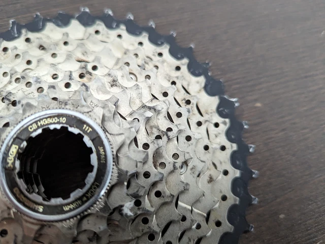 SHIMANO DEORE 10 Speed Cassette 11-42T Cs-hg500-10, With SRAM Chain ...