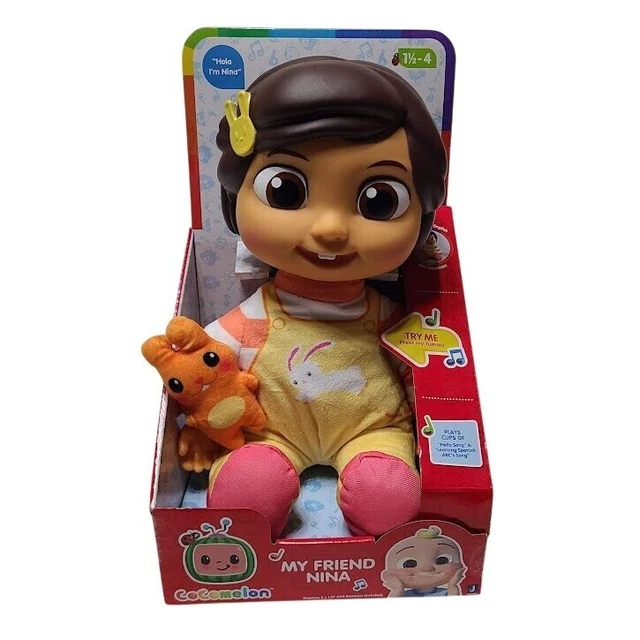 COCOMELON MY FRIEND Nina Plush Singing Bilingual English Spanish New ...