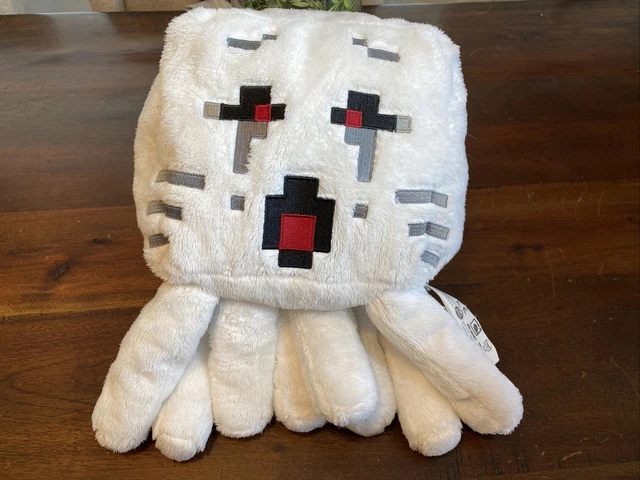 MINECRAFT MOJANG JINX GHAST 15” Plush Ghost! Rare! Spin Master Stuffed ...