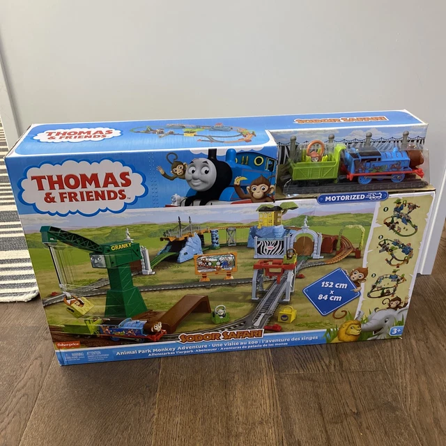 THOMAS AND FRIENDS Sodor Safari Animal Park Monkey Adventure Train ...