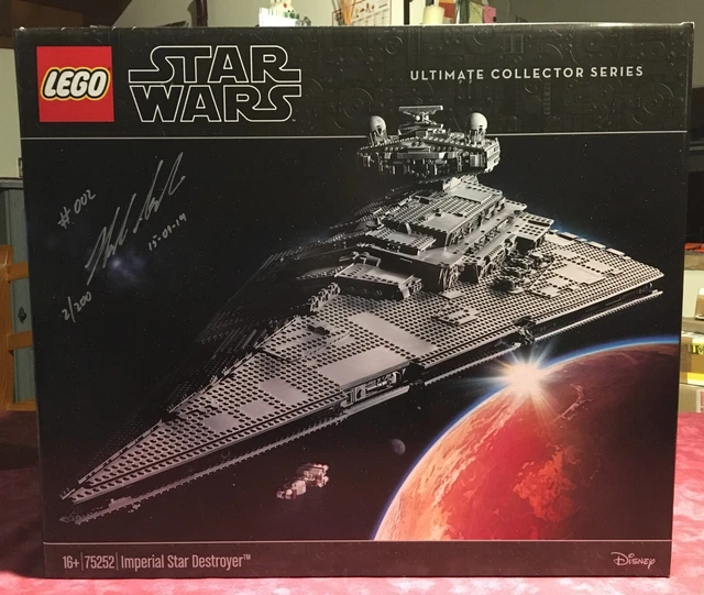 LEGO 75252 UCS Star Wars Imperial Star Destroyer Signed **002/200 ...