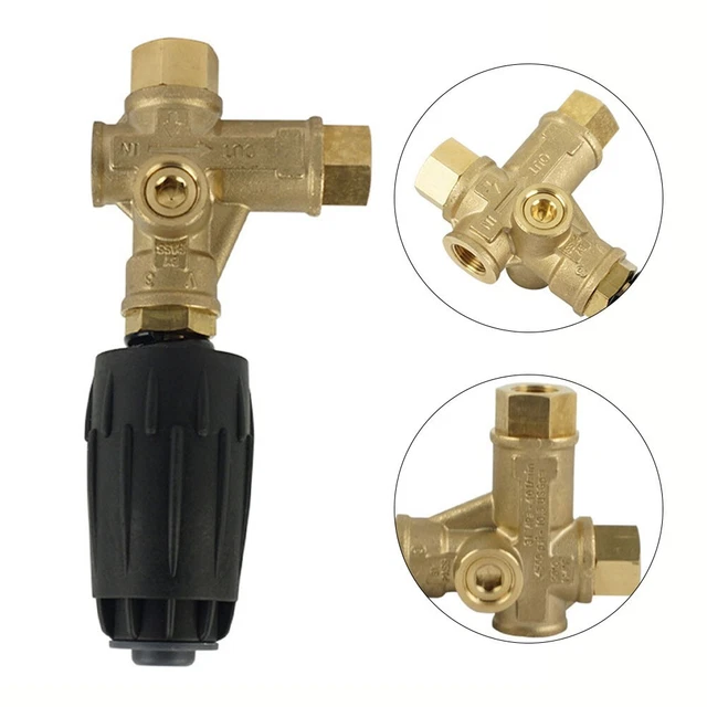 ADJUSTABLE UNLOADER VALVE for Pressure Jet Wash Washer 140 Bar 40 LPM ...