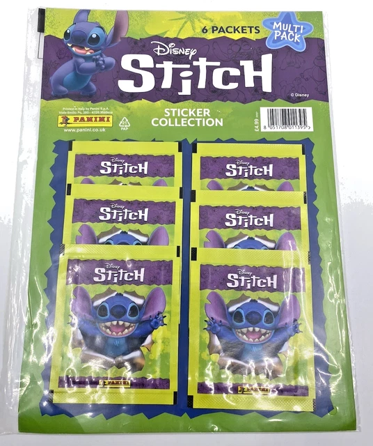 PANINI DISNEY STITCH Sticker Collection Multipack - (6 packs of ...