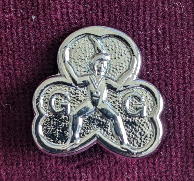 VINTAGE 1970S GIRL Guides Trefoil Promise Badge - Melsom Ltd Bhm £7.99 ...