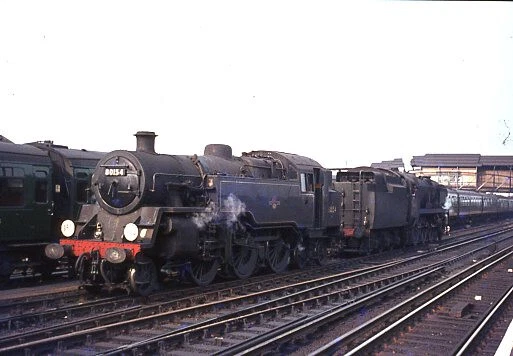 ORIGINAL COLOUR SLIDE of 80154 BR Standard steam loco £3.50 - PicClick UK