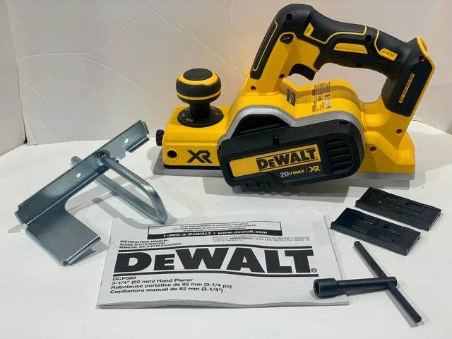 DEWALT (DCP580B) 3-1/4& 20V Max XR Cordless Brushless Hand Planer New ...