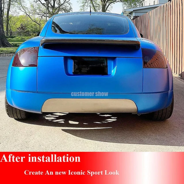 AILE AILERON DE coffre arrière VRAI CARBONE compatible avec Audi TT Mk1 ...