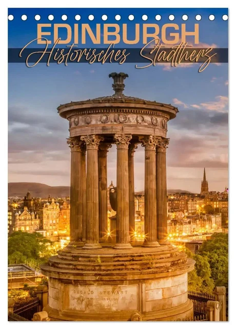 MELANIE VIOLA | EDINBURGH Historisches Stadtherz (Tischkalender 2026 ...