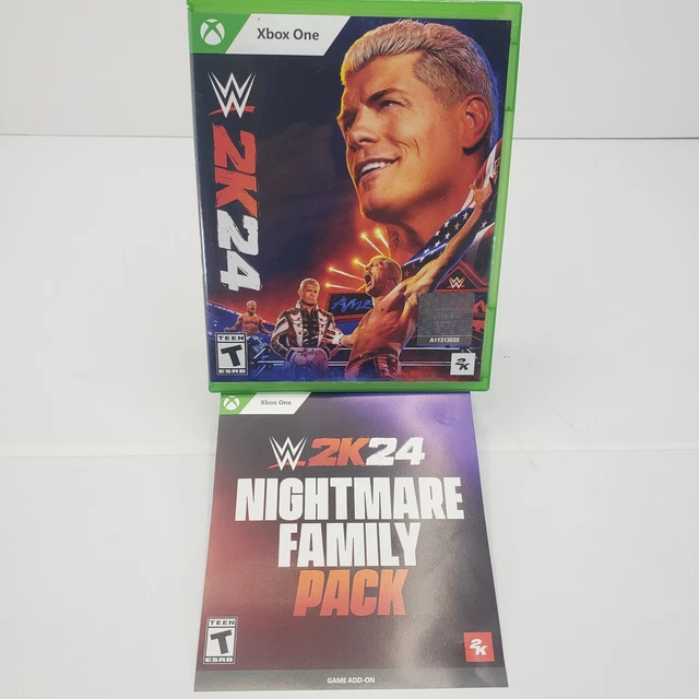 WWE 2K24 MIT Nightmare Family Pack DLC für Xbox One gebraucht EUR 34,36 ...