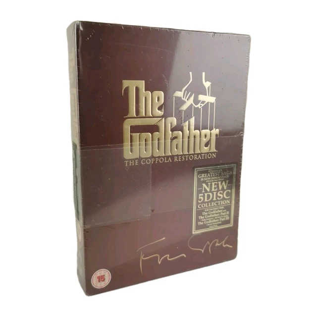 THE GODFATHER TRILOGY: The Coppola Restoration (5 DVDs, 2008) Brand New Sealed £11.11 - PicClick UK