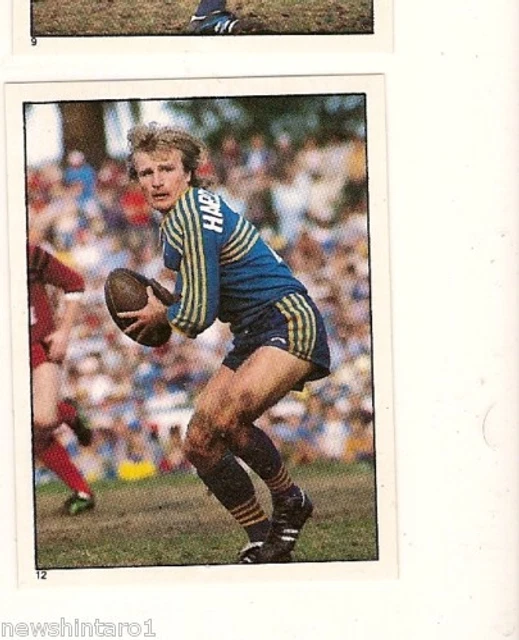 1983 SCANLENS RUGBY League Sticker #12 Peter Sterling, Parramatta Eels ...