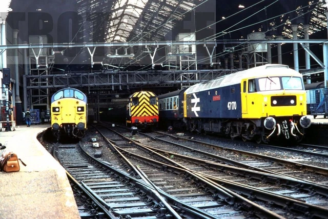 35MM SLIDE BR British Rail Diesel Loco Class 47 47170 Liverpool Street ...