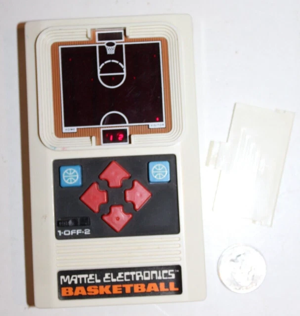 MATTEL ELECTRONICS BASKETBALL VTG Handheld Video Game 1978 Complete ...