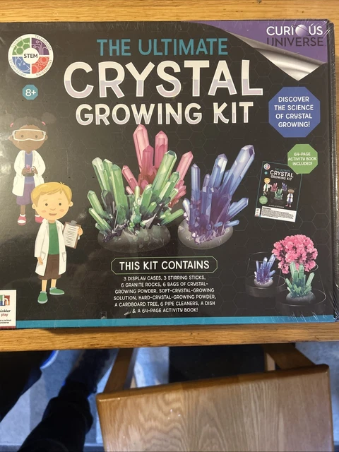 THE ULTIMATE CRYSTAL Growing Kit Stem Toy Curious Universe Hinkler ...