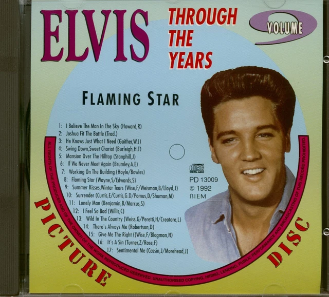 ELVIS PRESLEY - Through The Years Vol.9 - Flaming Star (CD) - Elvis ...
