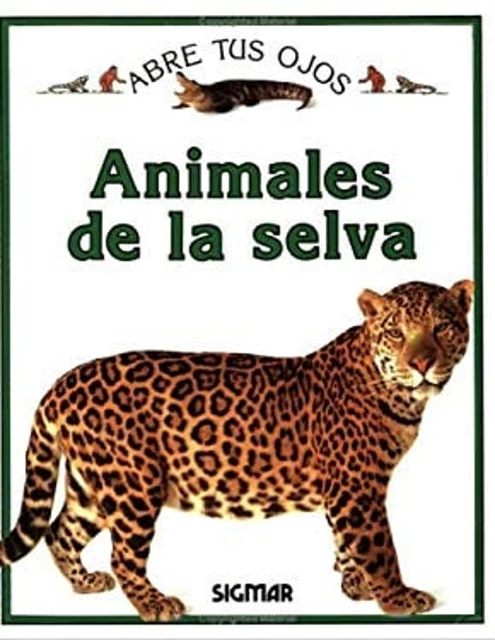ANIMALES DE LA Selva Jungle Animals Couverture Rigide O.Colella EUR 6 ...