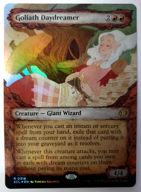 FOIL SHOWCASE. GOLIATH Daydreamer. 0316. Lorwyn Eclipsed. MTG £4.67 ...