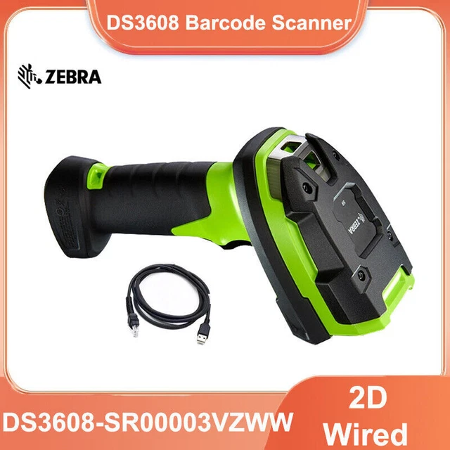 ZEBRA DS3608-SR00003VZWW ULTRA-RUGGED Handheld 2D Barcode Scanner with ...
