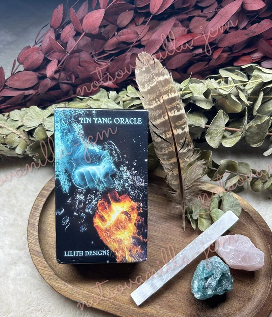 ORACLE CARD YIN-YANG Tarot Card Deck Spiritual Physical Planetary ...