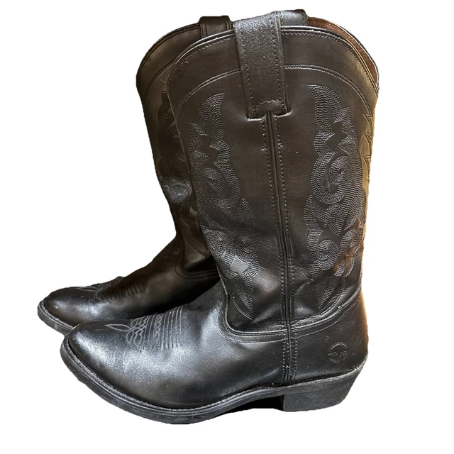 DOUBLE-H GEL ICE Work Western Boots Black DH3256 MSB2 9EE £38.59 ...