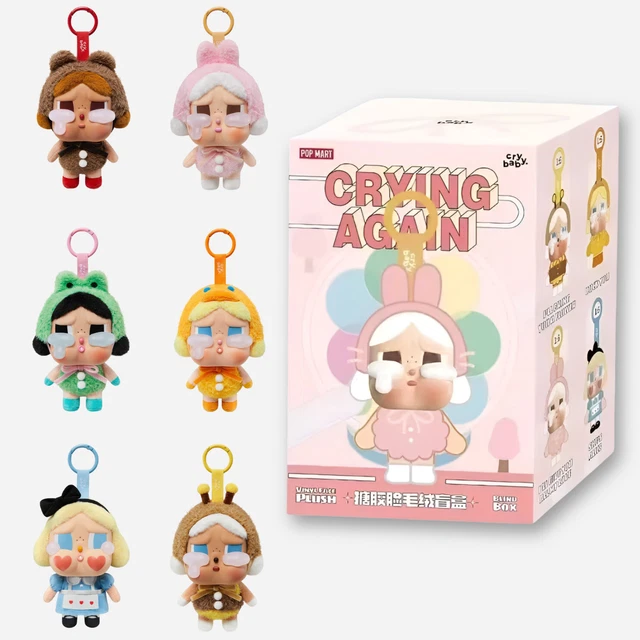 NEWCRYBABY PLUSH TOY Crying Again Series Blind Box Cute Keychain Dolls ...