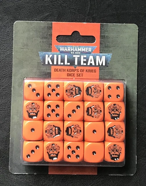 WARHAMMER 40K DEATH Korps Of Krieg Dice Set mint Sealed GW 40,000 Kill ...