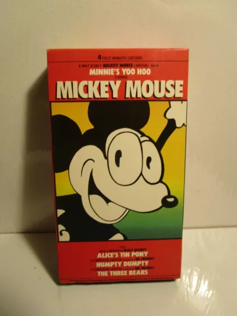 Minnies Yoo Hoo Starring Mickey Mouse Vhs 1988 £550 Picclick Uk