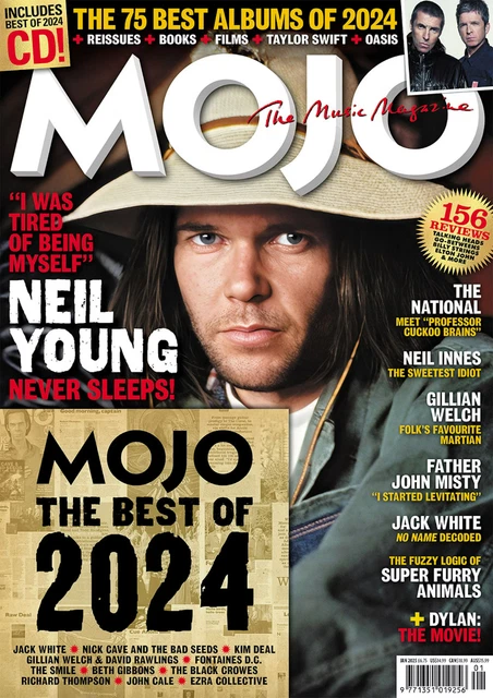 MOJO MAGAZINE + Cd January 2025 (Neil Young, National, Gillian Welch, Dylan) New £6.91 - PicClick UK