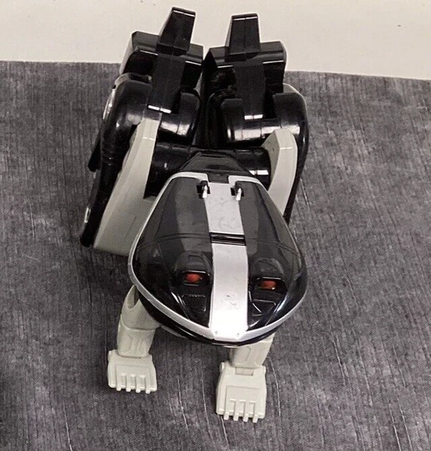 MIGHTY MORPHIN POWER Rangers Deluxe Ninja Megazord Black Frog Zord ...