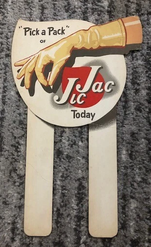 JIC JAC SIGN Soda 1920s Vintage Rare Sexy Glove Store Display Original ...