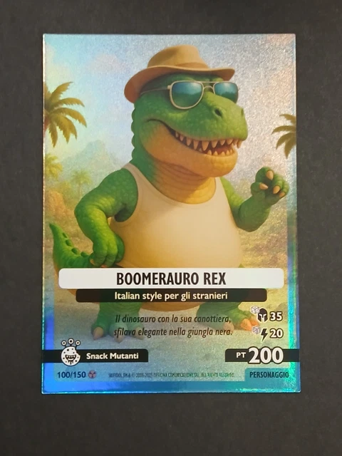 ITALIAN BRAINROT BOOMERAURO Rex N 100 EUR 27,00 - PicClick IT