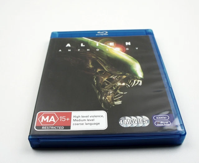 ALIEN ANTHOLOGY BLU Ray 4 Movie Set Region B - Free Tracked Postage $39 ...