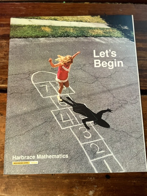 VINTAGE HARBRACE MATHEMATICS Let’s Begin Beginning Level Yellow ...