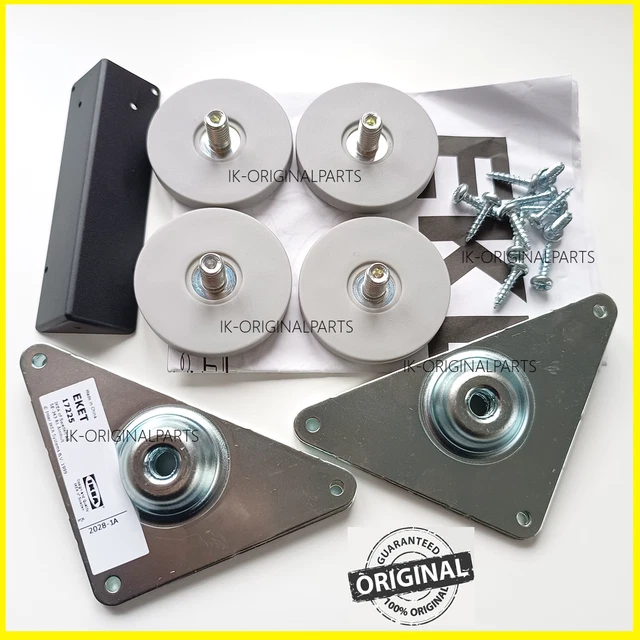 IKEA EKET LEG Foot Brackets Screws Fitting Parts Brand New Original £8. ...