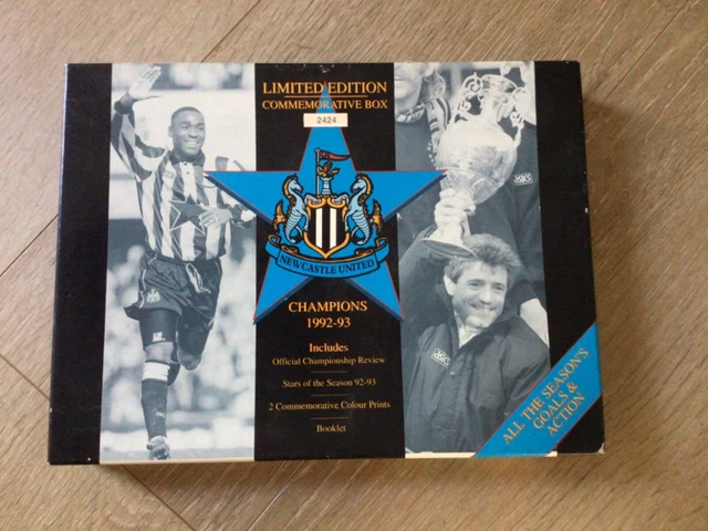 NEWCASTLE UNITED LIMITED edition commemorative vhs box set 1992/3 £29. ...