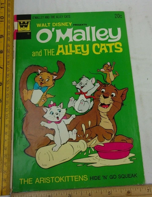 O'MALLEY AND THE Alley Cats 8 Walt Disney comic Whitman 1970s VG ...