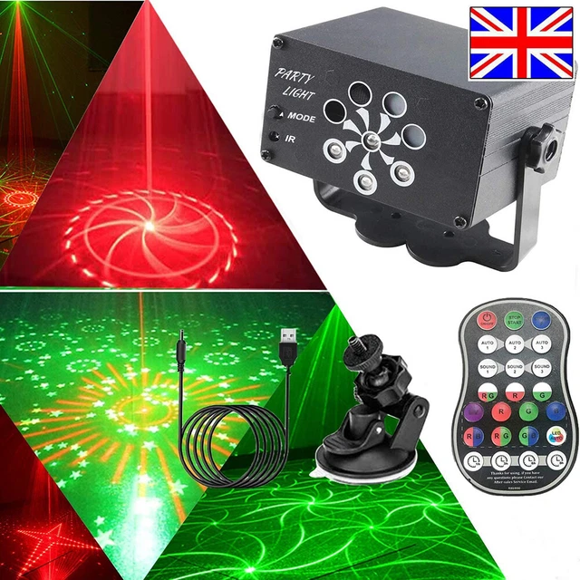 240LED RGB LASER Beam Scanner Projector DJ Disco Party Stage Laser ...