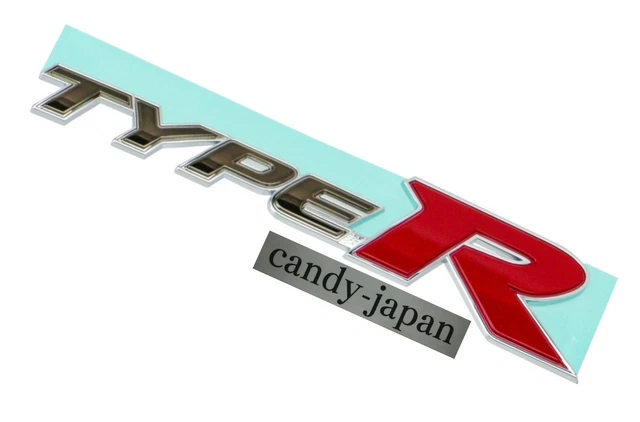 HONDA GENUINE REAR Type-R Emblem Badge CIVIC FD2 Type-R K20A OEM 75723 ...