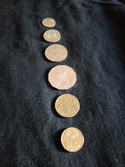 2016 CHANGEOVER COIN Set 5c 10c 20c 50c $1 & $2 50th Anniversary of ...